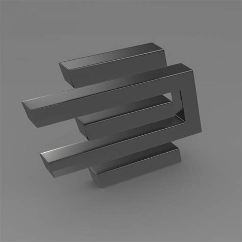 Edag Logo 3d Model Flatpyramid