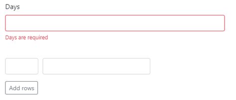 Javascript Form Validation For Dynamic Added Fields In Angular 6