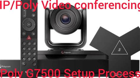 Poly G7500 Vc Setup Process Video Conferencing Device Youtube