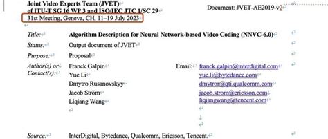 Jvet关于神经网络的视频编码nnvc 知乎