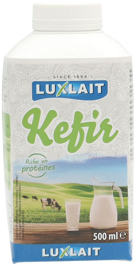 Grossiste Halal Vente De Luxlait Kefir 1 5 Mg 500 Ml