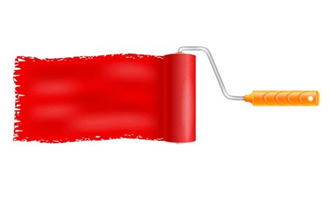 Premium Vector Paint Roller Brush Vector Illustration