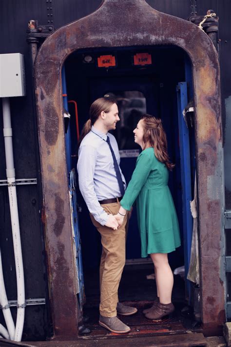 Abby Leo S Flying Saucer Engagement Session Mid South Bride