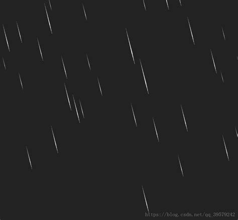 雨滴动画实现 Csdn博客