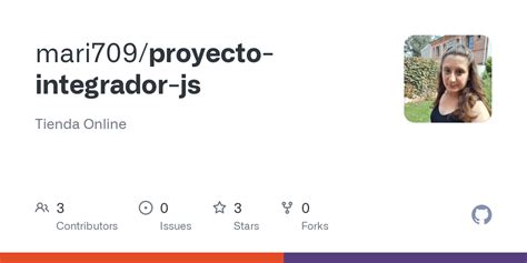 GitHub Mari709 Proyecto Integrador Js Tienda Online