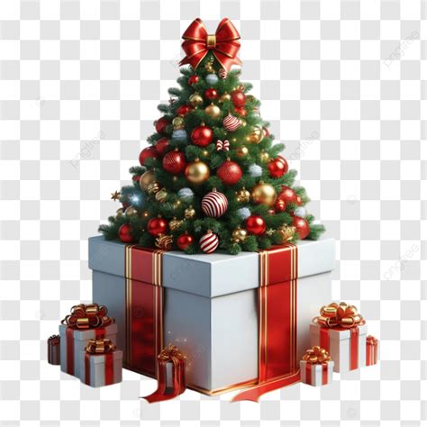 조명과 선물 상자로 장식된 크리스마스 트리 크리스마스 트리 장식 조명과 선물 상자가 있는 크리스마스 트리 Png 일러스트 및 이미지 에 대한 무료 다운로드 Pngtree