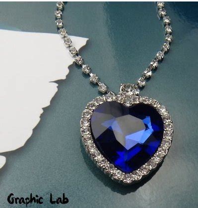 Collana Cuore Dell Oceano Titanic Gioielli Collane Di Graphic
