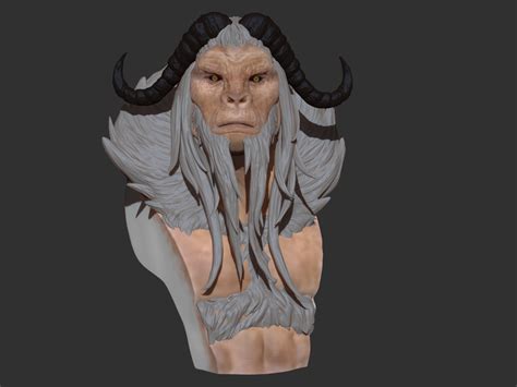 Yeti Bust — Polycount