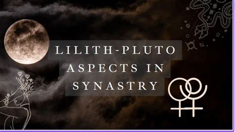 Lilith Pluto Aspects Conjunction Opposition Square Trine Sextile