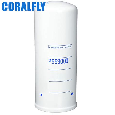 Iso9001 Oil Filter P559000 Cross Reference For Coralfly