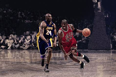 Kobe Bryant Vs Michael Jordan Nba Poster My Hot Posters