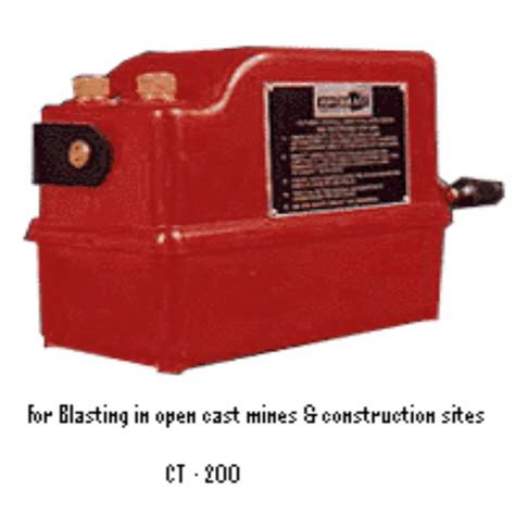 Powerblast 200ct Dynamo Condensor Exploder At ₹ 15500 Piece