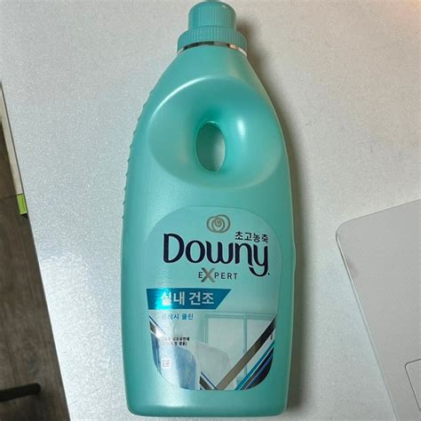 다우니 초고농축 실내건조 섬유유연제 하늘색 프레시 클린 사용후기 사용량 네이버 블로그