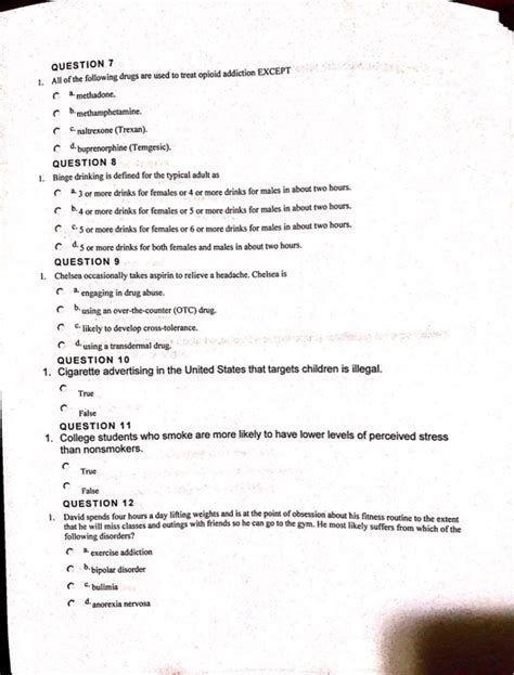 Solved Question 7 1 All Of The Following Drugs Are Used To