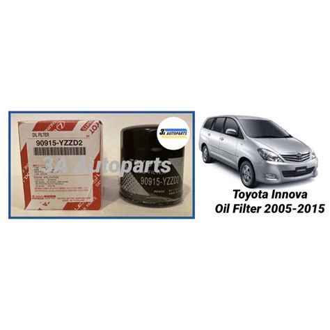 Oil Filter Toyota Innova 2005 2015 Shopee Philippines
