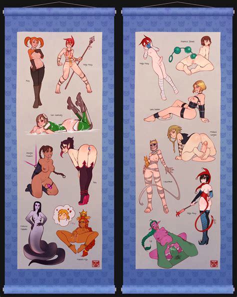 Scroll O Sketches October By Ninjakitty Hentai Foundry