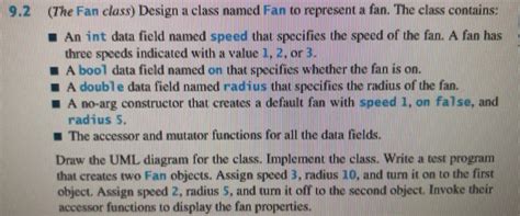 solved 2 45 pts work programming exercise 9 2 elass fan
