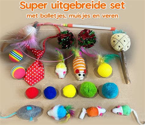 Allerion Kattenspeelgoed Set Katten Speeltjes Intelligentie 20