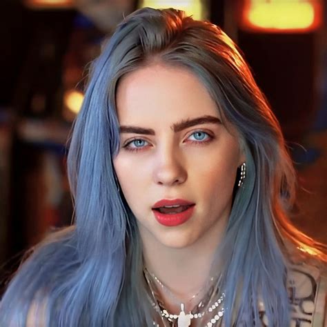 Post By Eilishcompany · 4 Images Blue Hair Billie Billie Eilish