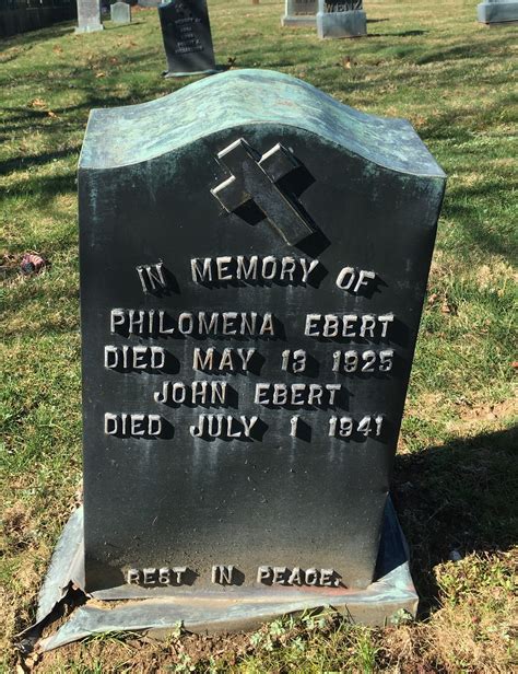 Philomena Minnie” Elfert Ebert 1867 1925 Monumento Find A Grave