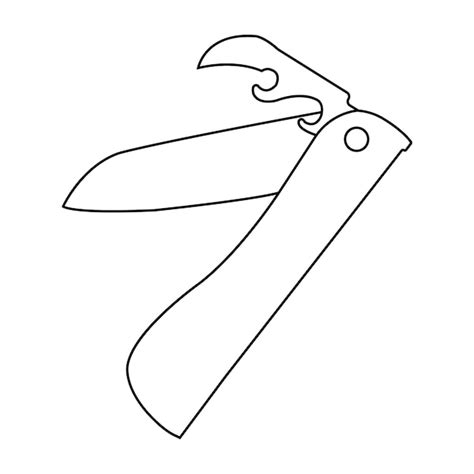 Icône Canif Vecteur Premium