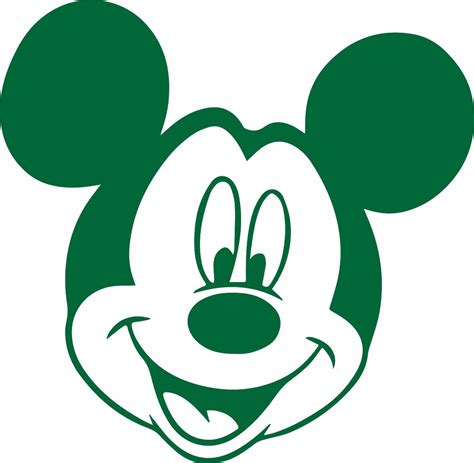 Dessin De Contour De Mickey Mouse