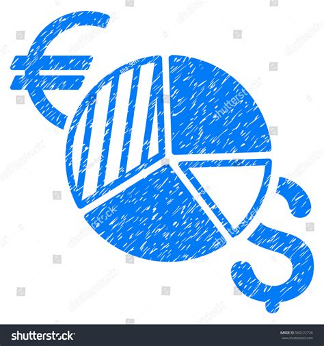 Currency Pie Chart Grainy Textured Icon Stock Vector Royalty Free 560122726 Shutterstock