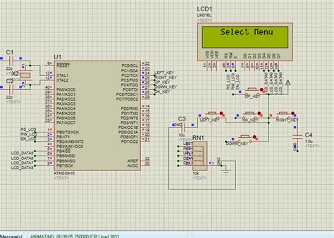 Atmega Based Menu Building Lcd 16x2 Embedded System Desgin