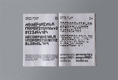 Grid Font Experiment On Behance