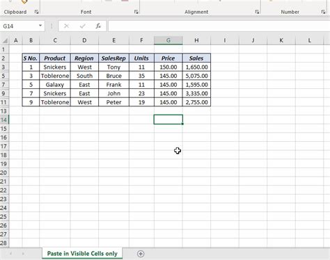 Different Methods To Select Visible Cells Only In Excel Xl N Cad