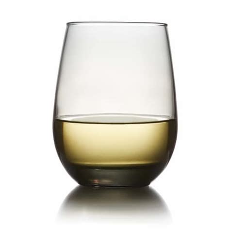 Libbey Classic Smoke All Purpose Stemless Wine Glasses Set Of 6 6 Pk