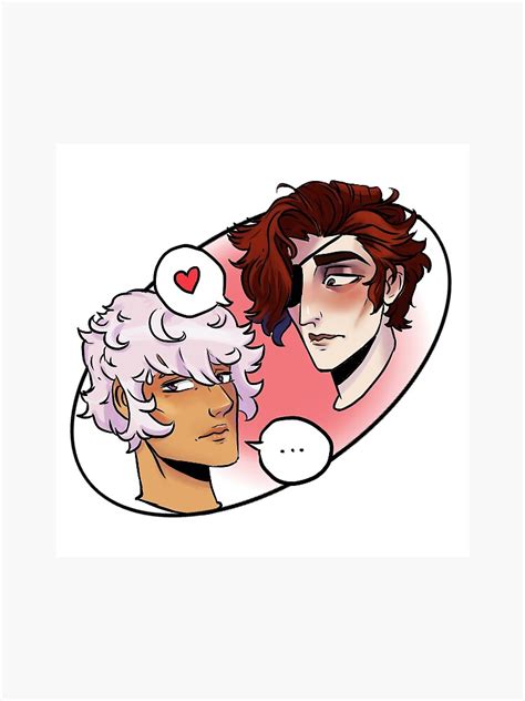 Julian X Asra The Arcana Game Sticker By Flowoffantasy Redbubble