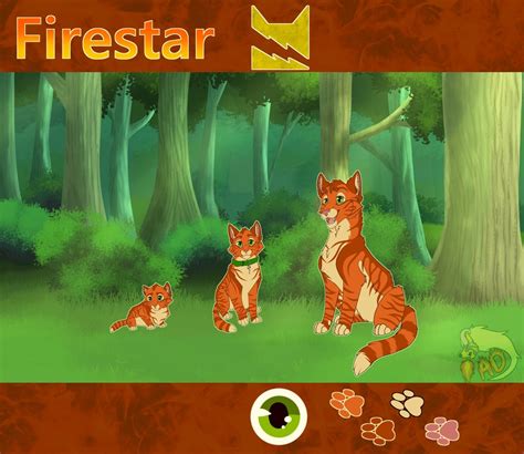 Bluestar Firestar Tigerstar Redtail And Spottedleaf Refs R