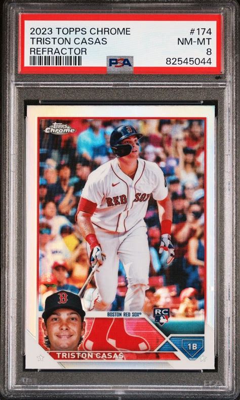 2023 Topps Chrome Triston Casas Refractor 174 Rc Rookie Red Sox Ebay