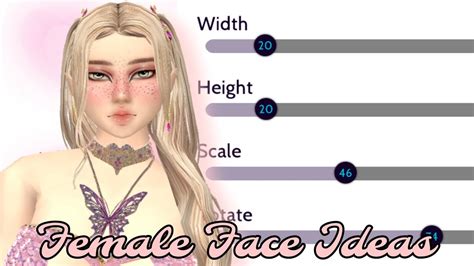 Avakin Female Face Ideas Face Creation Avakin Face Scales Idea