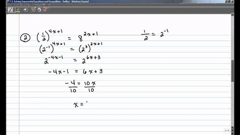 7 2 Practice Solving Exponential Equations And Inequalities Answer Key Tessshebaylo