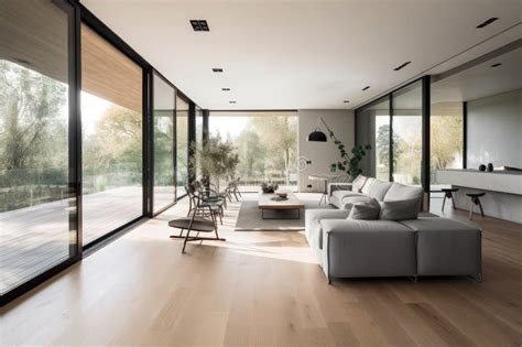 Minimalist House With Sleek And Modern Furnishings Natural Lighting