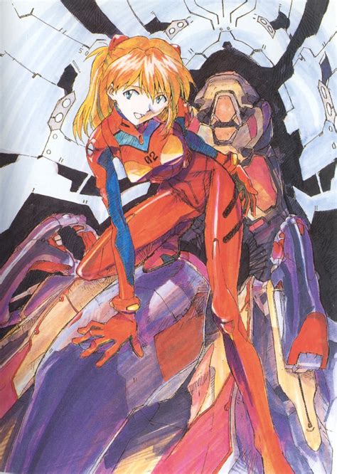 Souryuu Asuka Langley Neon Genesis Evangelion Drawn By Sadamoto