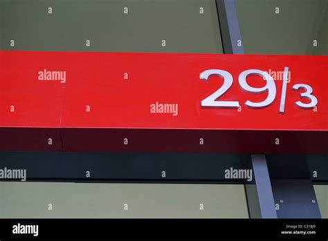 Sign With House Number Stock Photo Alamy