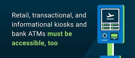 Accessibility For Retail Kiosks Atms And Displays Deque