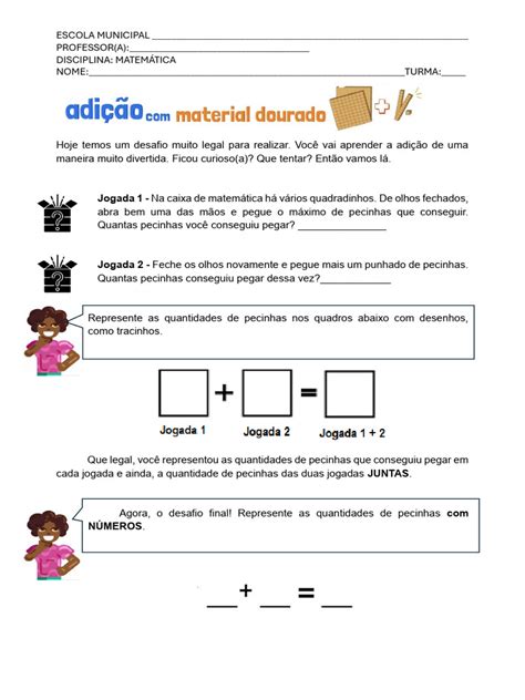 Construir Os Fatos Básicos Da Adição E Subtração Pdf
