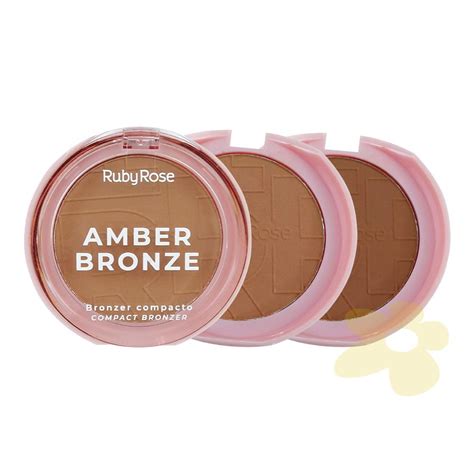 Bronzer Compacto Amber Bronze Ruby Rose Florenza Florenza
