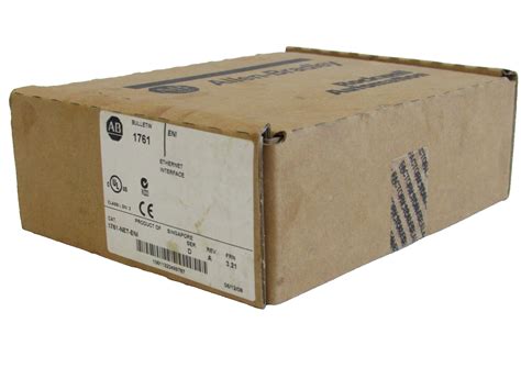 Allen Bradley 1761 Net Eni Ethernet Interface Ser D 1761neteni New Surplus Sb Industrial