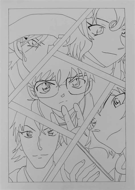 名侦探柯南的所有人物简笔画怎么画（最新17张）简笔画图片大全