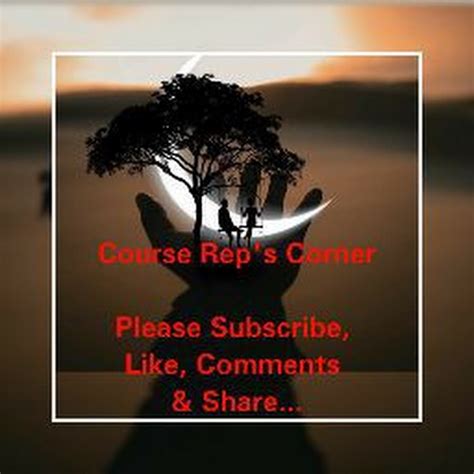 Course Reps Corner Youtube