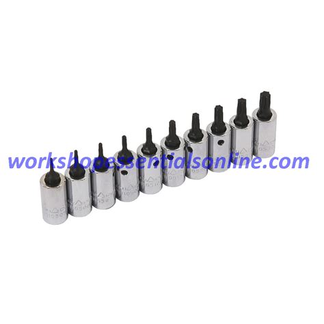 T5 Torx Bit Socket 1 4″ Drive 40mm Long Trident T110505 Workshop