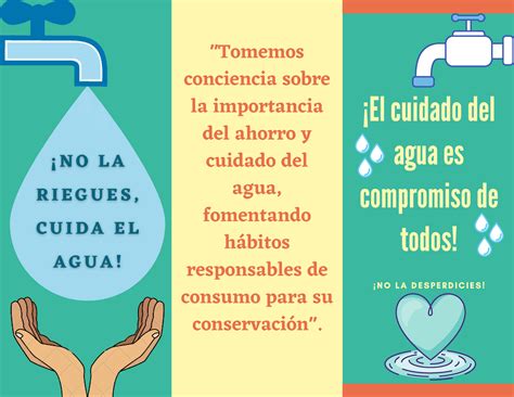 Político Paraíso Cocodrilo Folleto Del Cuidado Del Agua Separación