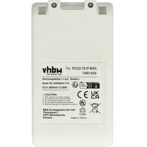 Vhbw 1x Batterie Compatible Avec Dreame G10 G9 G9 Plus P2045
