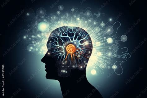 Illustration Of The Human Thought Process Generative AI Stock Foto