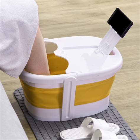 Collapsible Foot Soaking Bath Basin Foot Soaking T Vicedeal